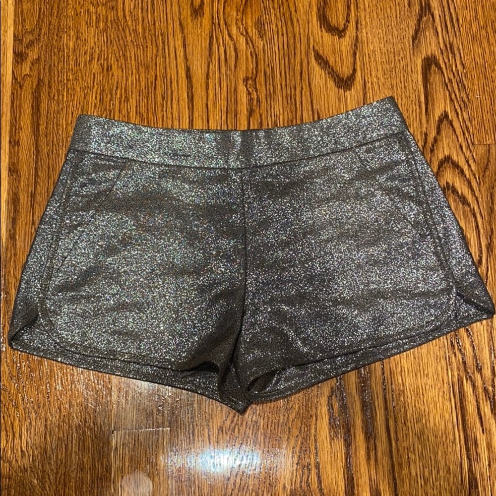 French Connection Metallic Shorts - Gem